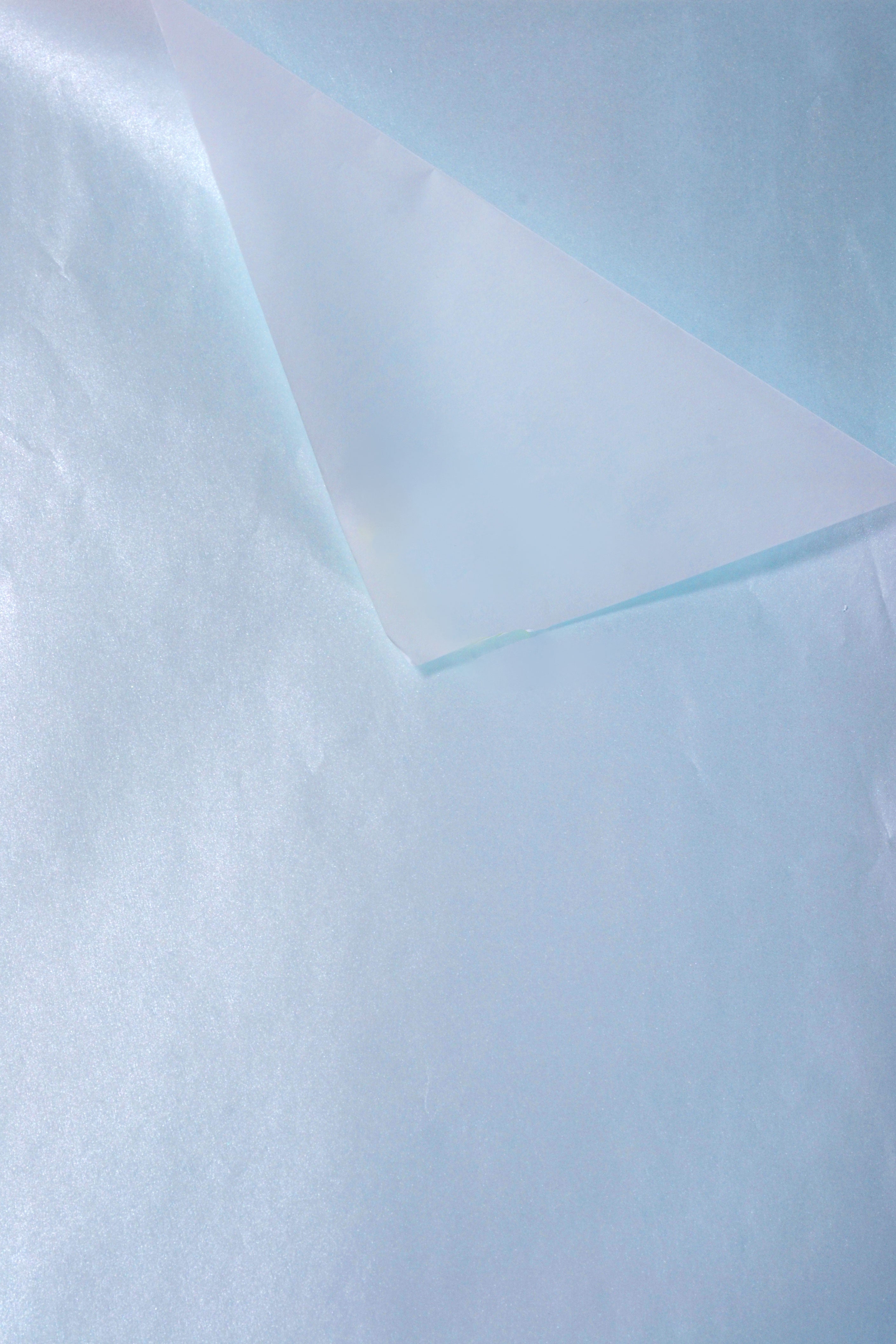 19.75'' x 27.5'' Waxed Pearlized Tissue Paper Light Blue ...