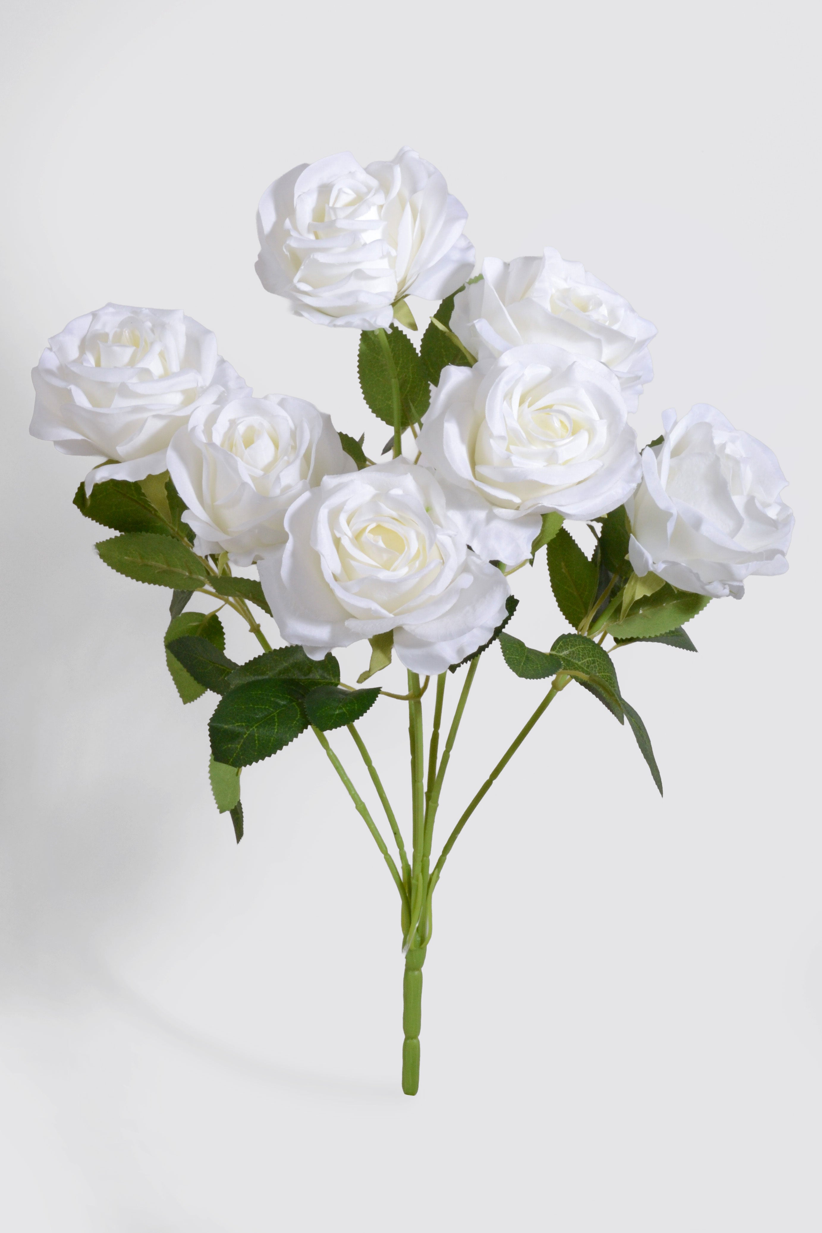 20'' Silk Rose Bush Ivory-Gandgwebstore.com – G&G WEBSTORE