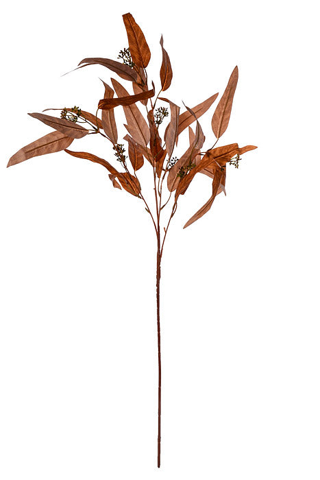 34.5" Artificial Willow Eucalyptus Spray Rust-Gandgwebstore.com – G&G ...